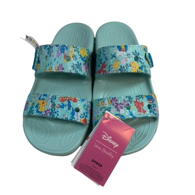 CROCS Unisex-Adult Disney Little Mermaid Sandals Slide Size 7 Women Men ...