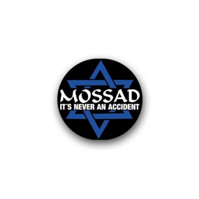 Aufkleber/Sticker Mossad it's never an accident Israel Ausland 7x7cm ...