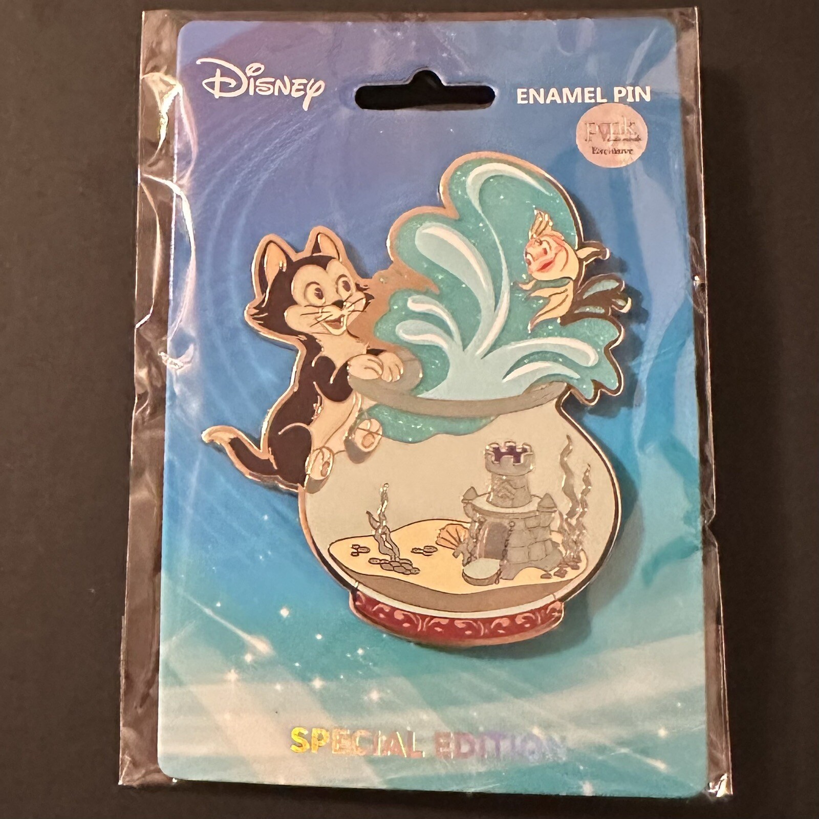 Disney Pin Pink A La Mode Pinocchio Figaro & Cleo Fish Bowl LE 300 | eBay