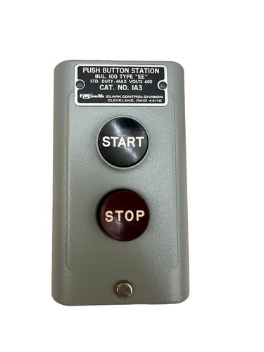 Clark 600 volt 1A3 Start-Stop Push button station switch | eBay