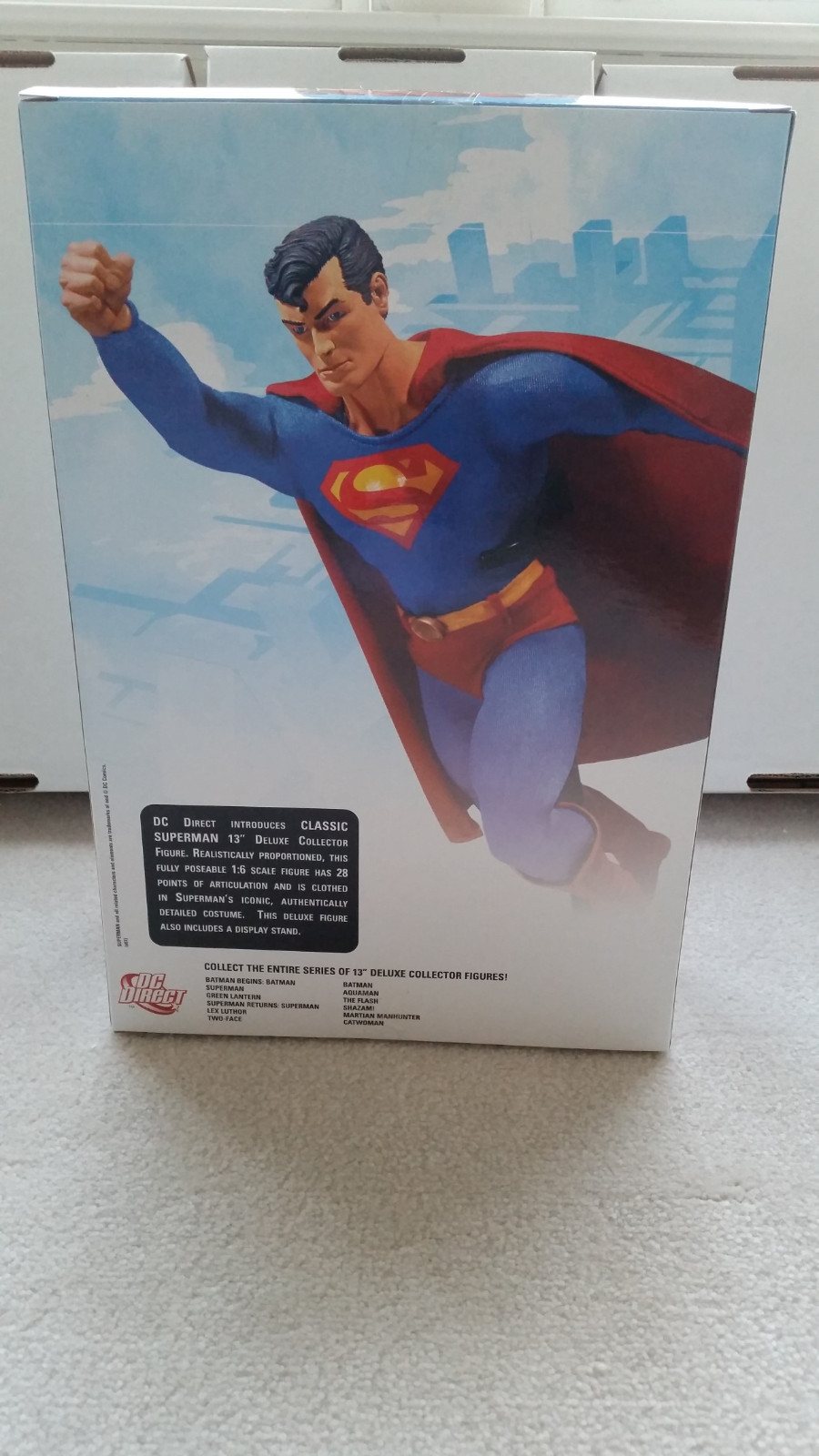 DC Direct Superman Classic 13" Deluxe Collector Figure NIB