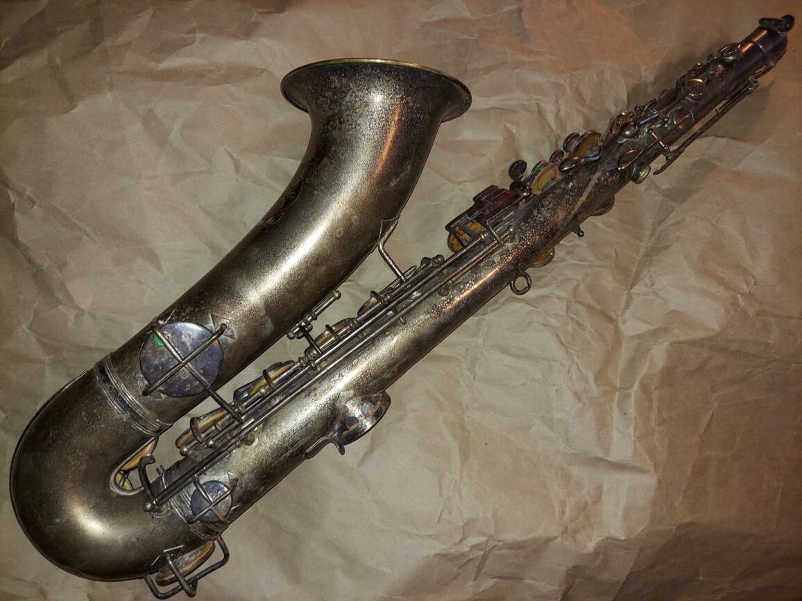 Magnificent Antique Frank Holton Tenor Saxophone, USA, sax body only | eBay