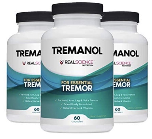 Tremanol #1 Natural Aid Essential Tremor Relief Hand Arm Leg Voice ...
