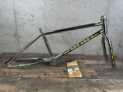 Schwinn Predator Team Alloy 20” Chrome Bmx Frame And Fork 1983 Chrome ...