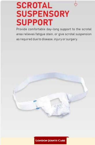 Scrotal Hernia Suspensory Support Post Testicle Surgery Non Elastic ...