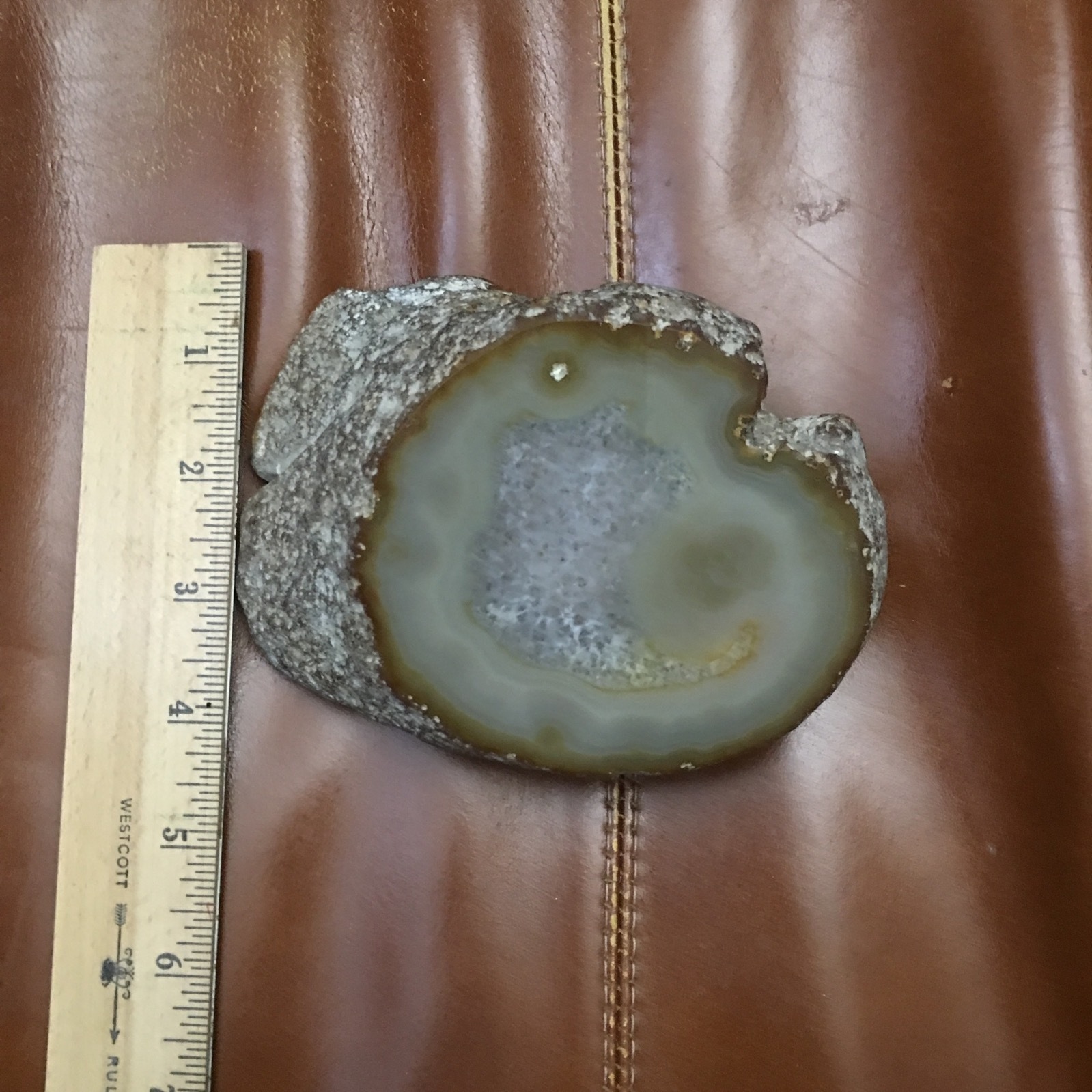 HUGE Agate Enhydro Geode Lots Of Water/Air EASY To See Water Line ...
