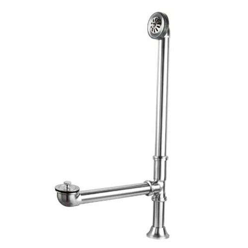 CC2081 Vintage Claw Foot Tub Drain Come with Lift and Turn, 27 Polished ...