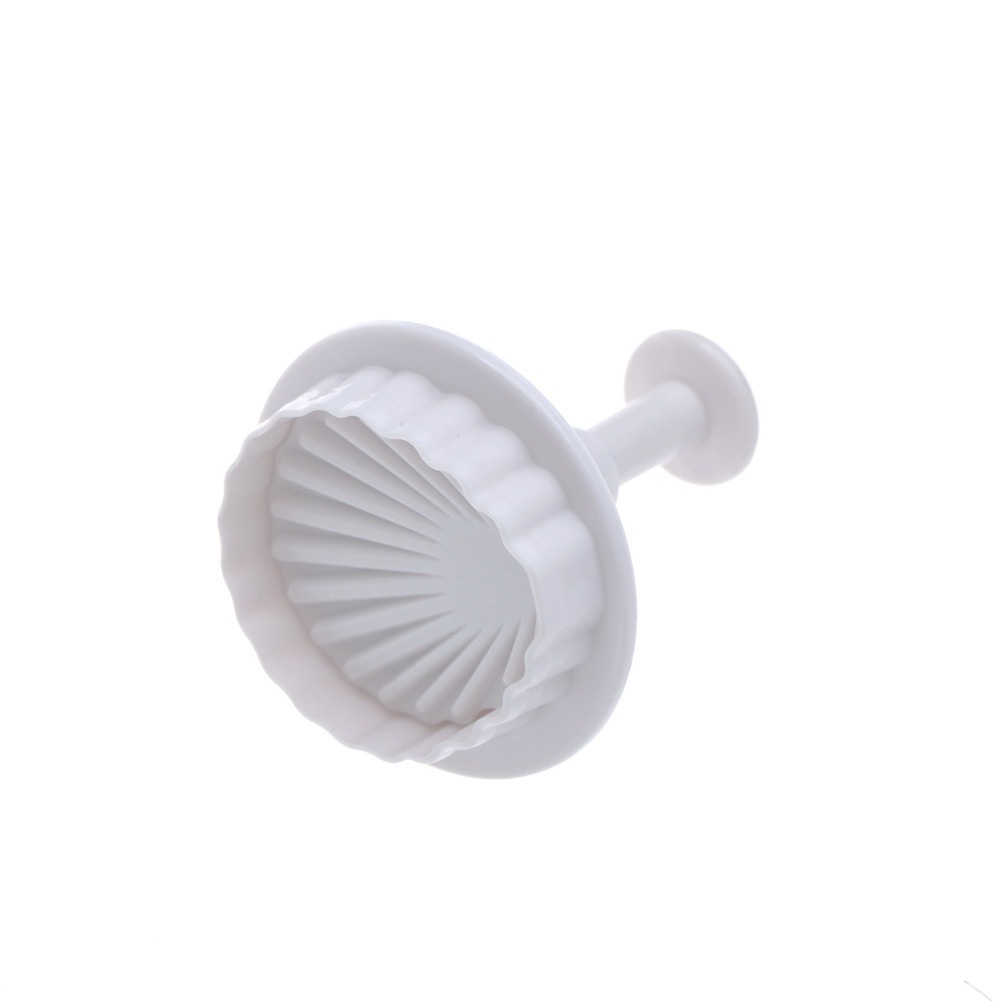 3x Shell Shape Plunger Cutter Fondant Cake Decor Tools SugarCraft ...