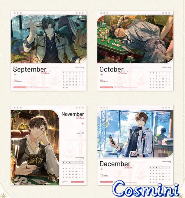 Official Tears of Themis Zuo Ran 2025 Desk Calendar Desk Decor ...