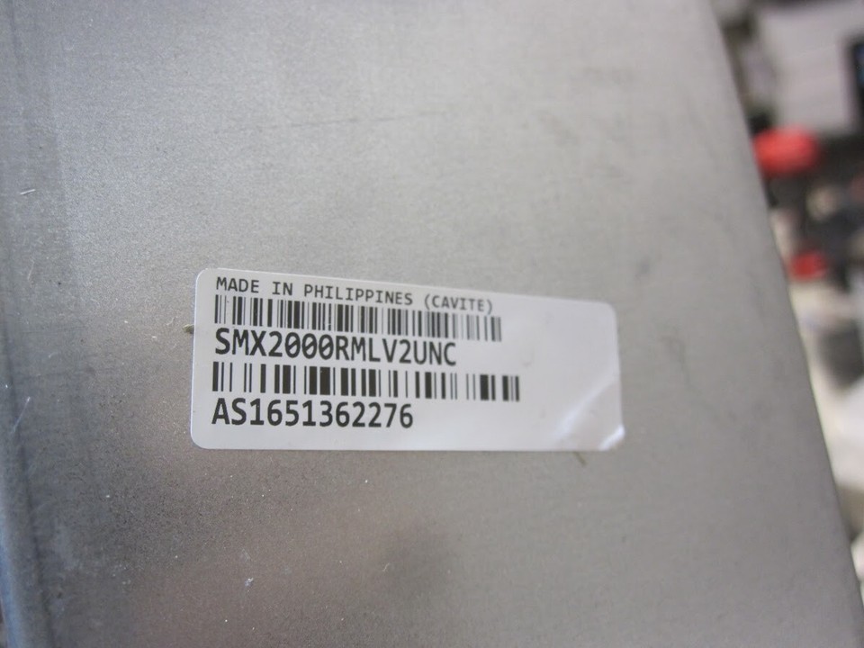 APC SMX2000RMLV2UNC Battery Cartridge Tray with Fuse and Wiring 911 ...