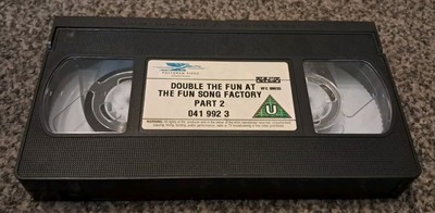 DOUBLE THE FUN AT THE FUN SONG FACTORY PART 2 C4 TAPE ONLY PAL VHS ...