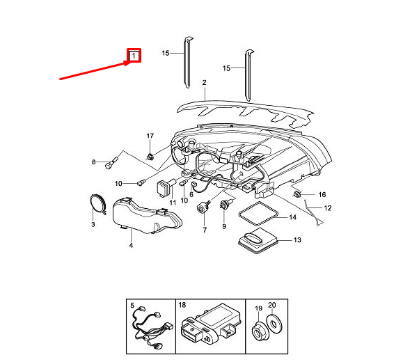 VOLVO V70 III BW MK3 Front Right Headlight RHD 31353539 GENUINE for ...