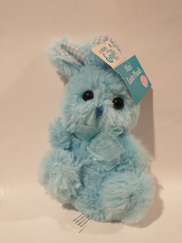 Tom's Toy International Happy Easter Blue Bunny Rabbit Plush Stuffed ...