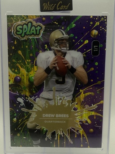 2025 Wild Card Splat PRC Drew Brees 1/1 | eBay