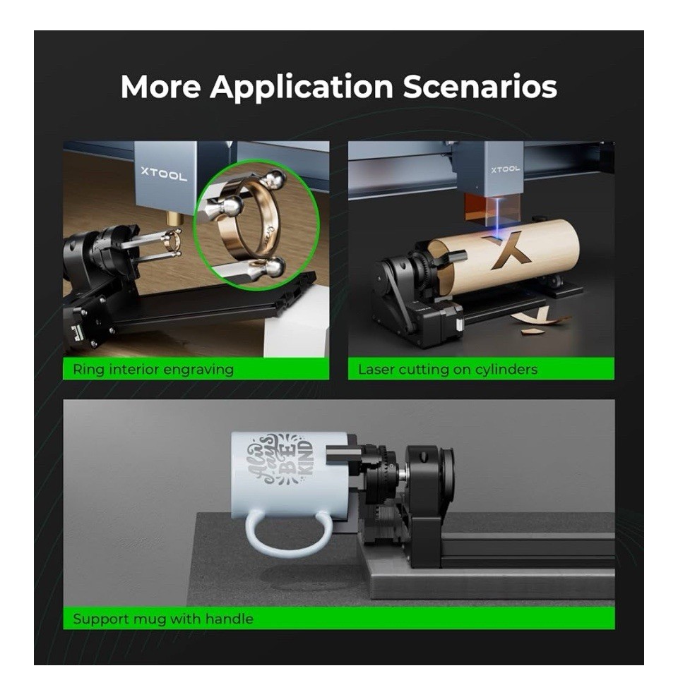 xTool RA2 Pro For D1/D1 Pro/ S1/F1 Rotary Attachment … New In Box | eBay