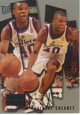 1994-95 Fleer Ultra NBA Basketball Trading Card Calbert Cheaney ...