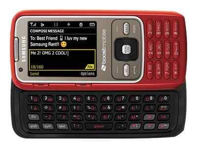 Samsung Rant SPH-M540 - Red (Boost Mobile) Cellular Phone for sale ...
