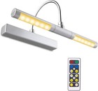 LED Picture Frame Light Battery Operated Black Wall Lamp Cordless ...