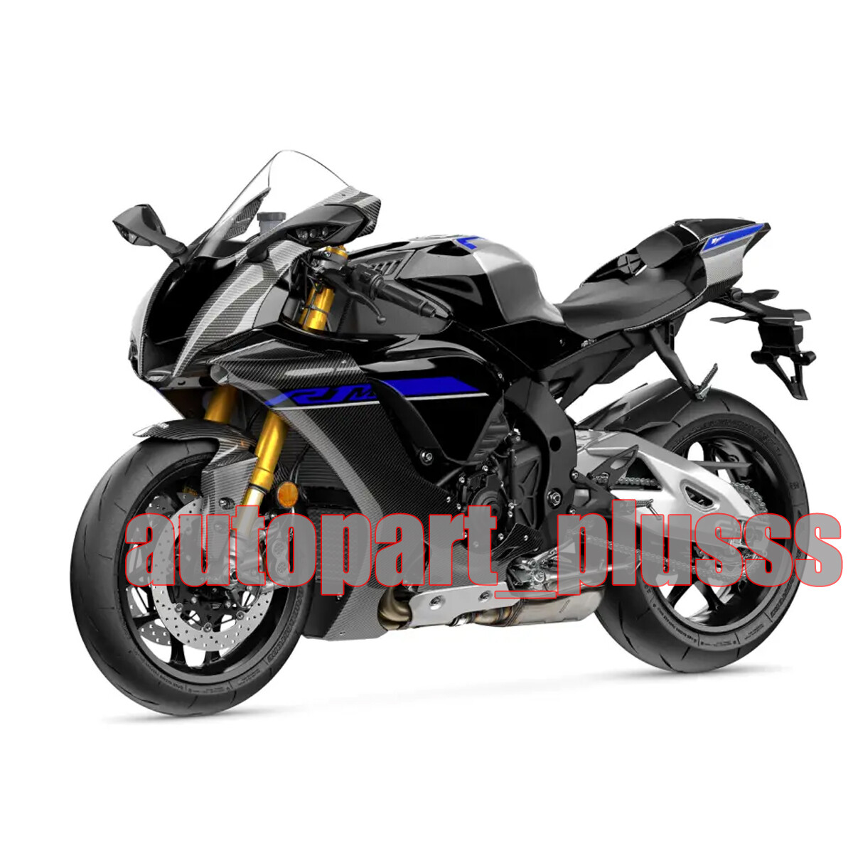 Carbon Fiber Silver Fairing Kit w/ Seat Cover For Yamaha YZF R1 R1M ...
