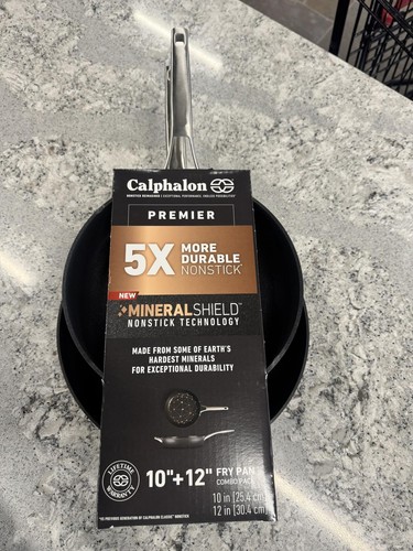 Calphalon Premier Hard-Anodized Nonstick Frying Pan Set - 10" & 12 ...