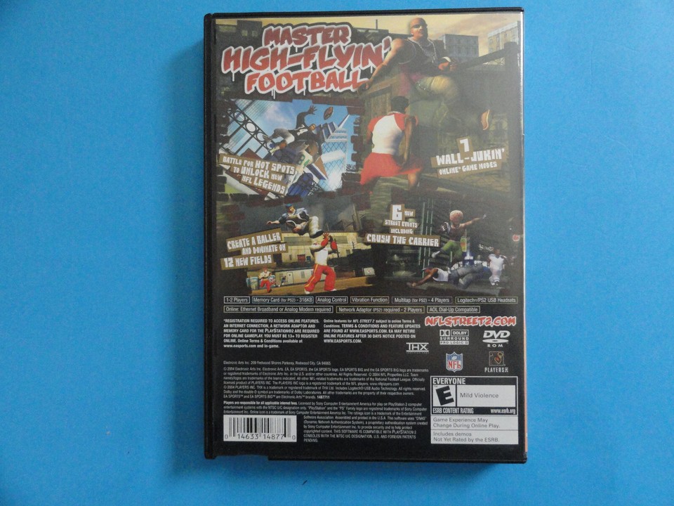 PS2 NFL STREET 2 - ORIGINAL COVER ART IN BLOCKBUSTER VIDEO CASE | eBay