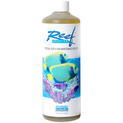 EcoSystem Reef Solution 16oz Marine and Reef Aquarium Mineral Vitamin ...