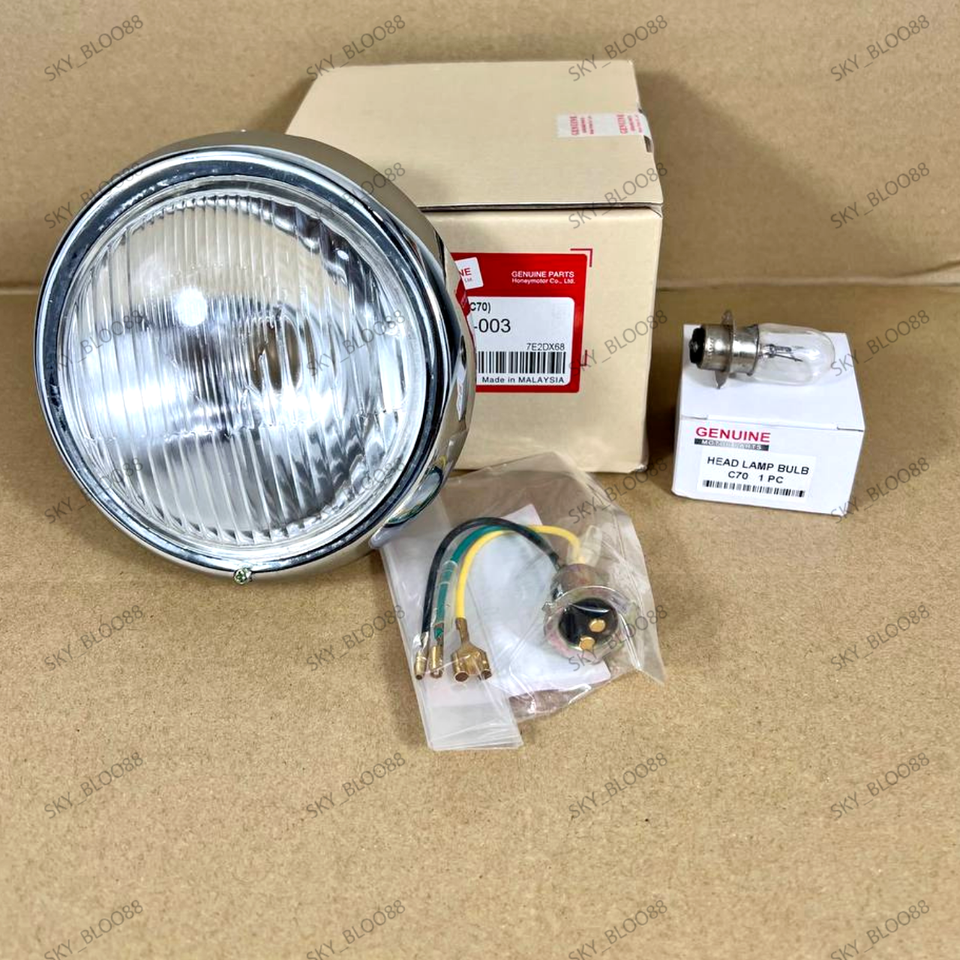 HONDA C70 C70M C50 C65 C90 Passport replacement Headlamp Headlight ...