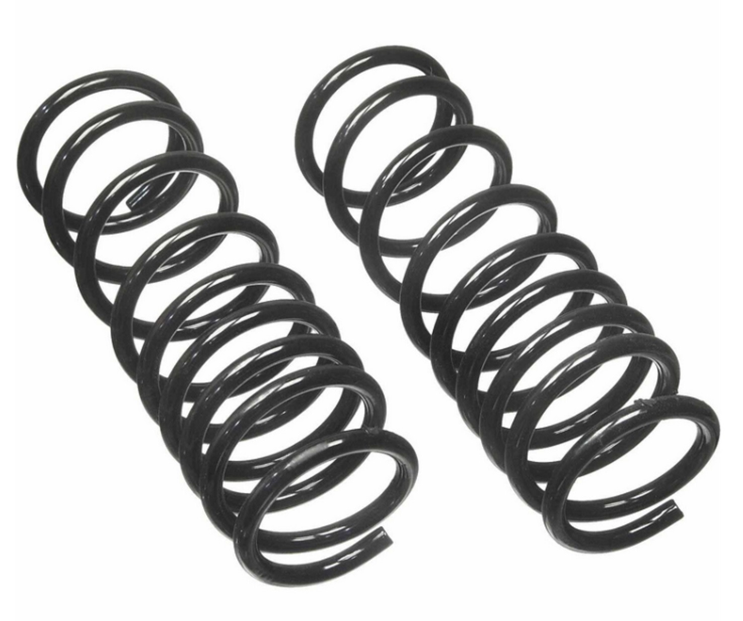 2 Moog Left+Right Rear Suspension Coil Springs Set Kit for Chevrolet ...