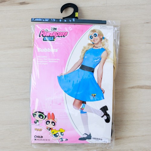 powerpuff girls bubbles costume child Medium 8-10 - Gem