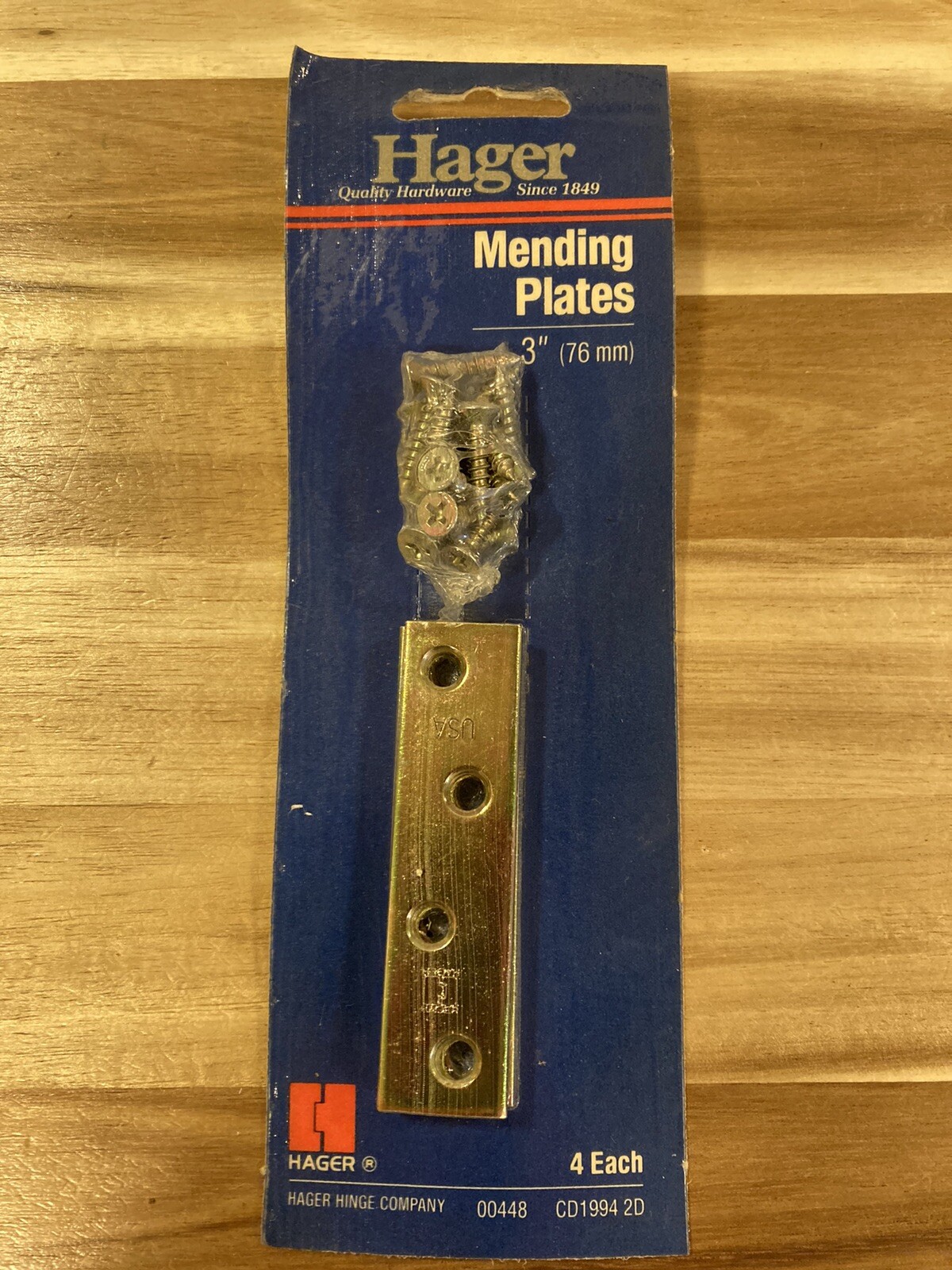 Hager 3" Mending Plates 4 Per Package No 00448 for sale online | eBay