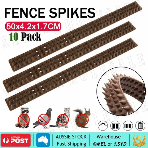 10X Bird Spikes Human Cat Possum Wall Deterrent Mouse Pest Control ...
