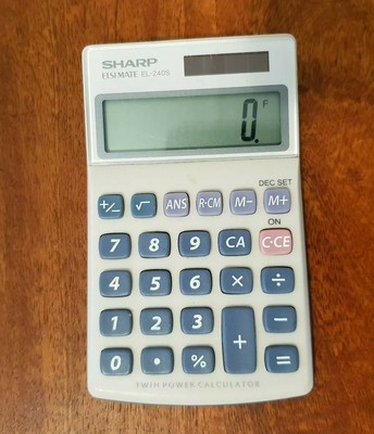 Sharp ELSI mate EL-240S Calculator | eBay