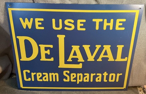 De Laval Cream Separator Metal Sign: 13” x 16 3/4” | eBay