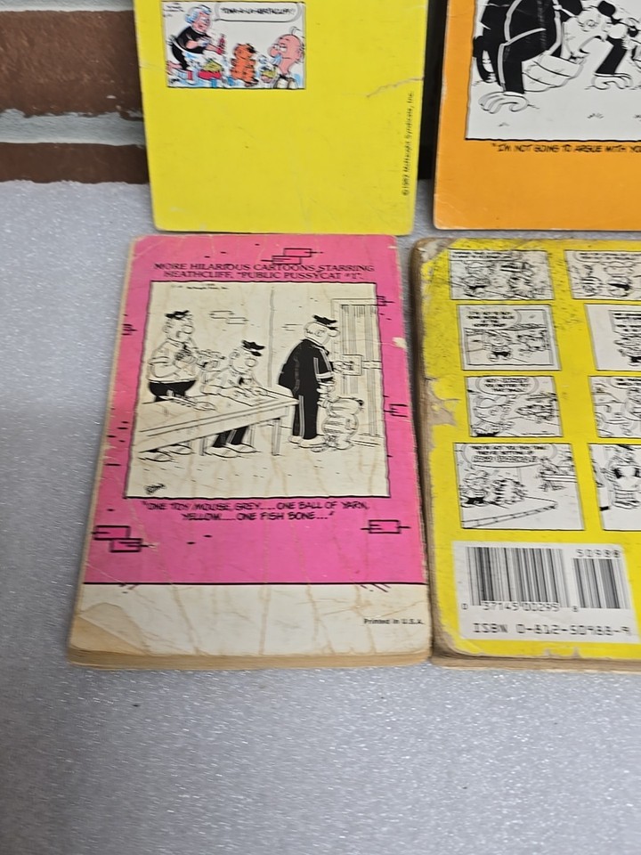 Lot of 6 Heathcliff the Cat Paperback Comic Books George Gately Funny ...