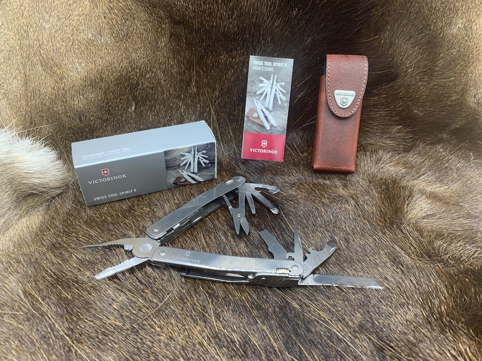 Victorinox Swiss Army Swiss Tool Spirit X With Stainless Handle Knife ...
