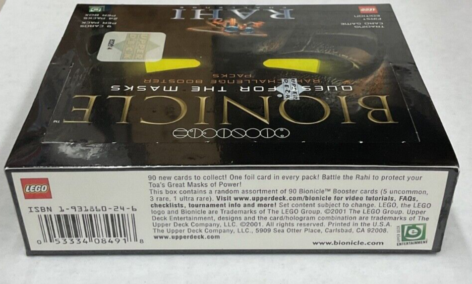 LEGO Bionicle Quest for Masks: RAHI challenge 1st edition Sealed Box 24 ...