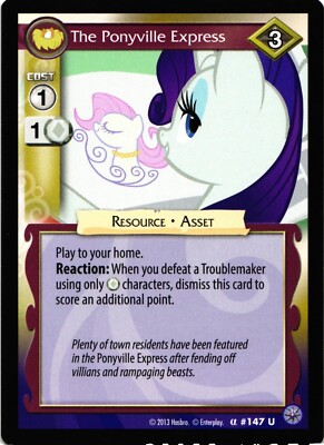 My Little Pony CCG The Ponyville Express Uncommon Trading Card | eBay