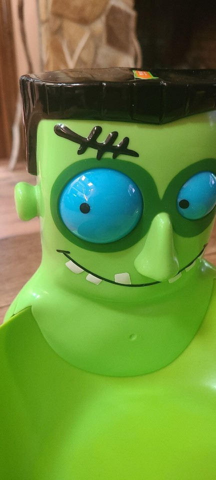 Halloween Electronic Animated Frankenstein Candy Bowl Talking Monster ...