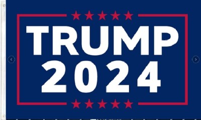 3X5 TRUMP 2024 PRESIDENT DONALD J. TRUMP OFFICIAL FLAG BANNER GROMMETS ...