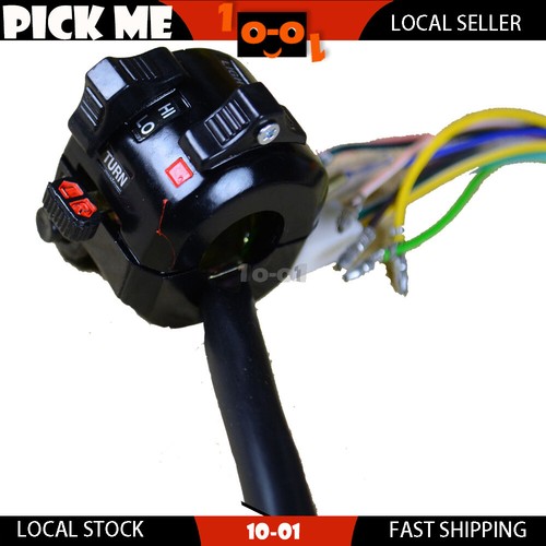7/8" Handlebar left hand switch assembly block For YAMAHA DT250 IT TT ...