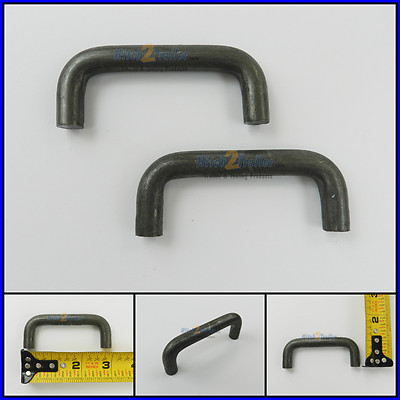 (2) Trailer Steel Weld-On square Tie down Loops 3/8" Rope, Chain 3 ...