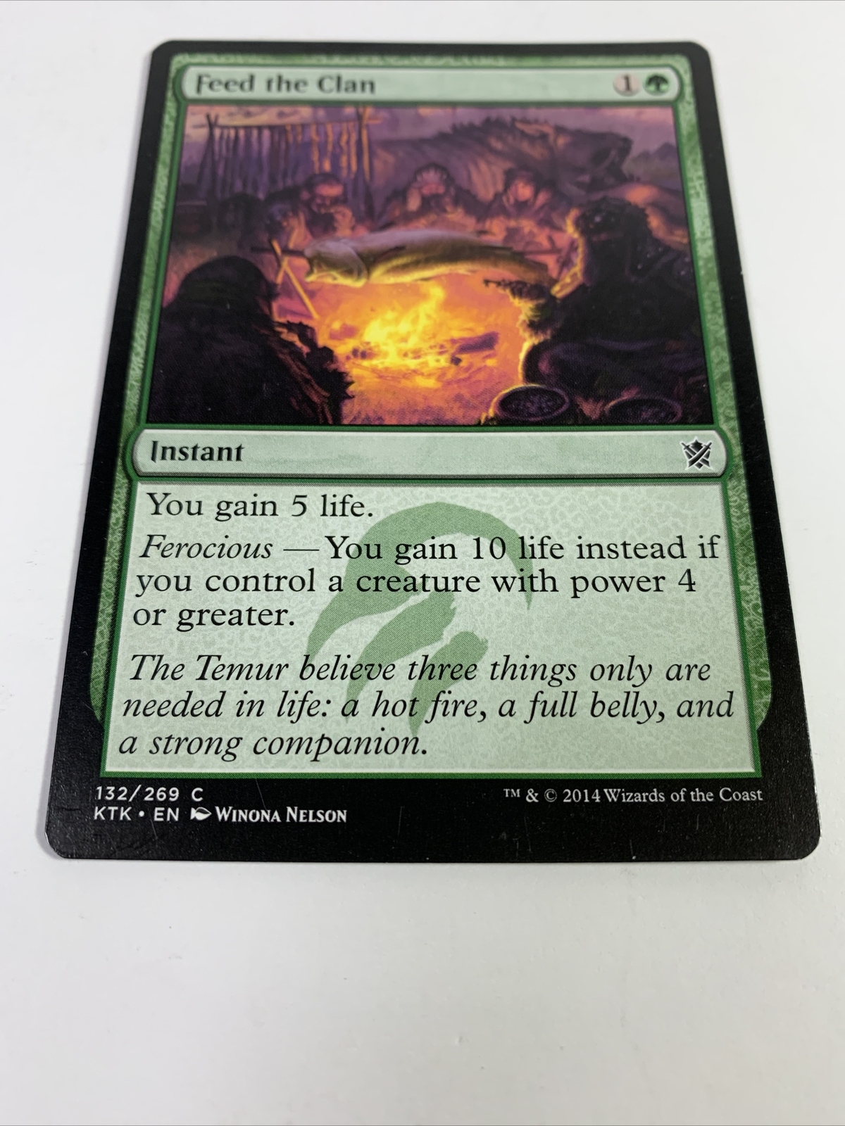 MTG Feed the Clan Khans of Tarkir 132/269 Regular Common for sale ...