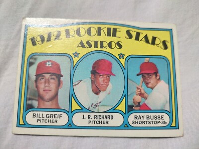 Bill Greif/J.R. Richard/Ray Busse - 1972 Topps Baseball card - # 101 ...
