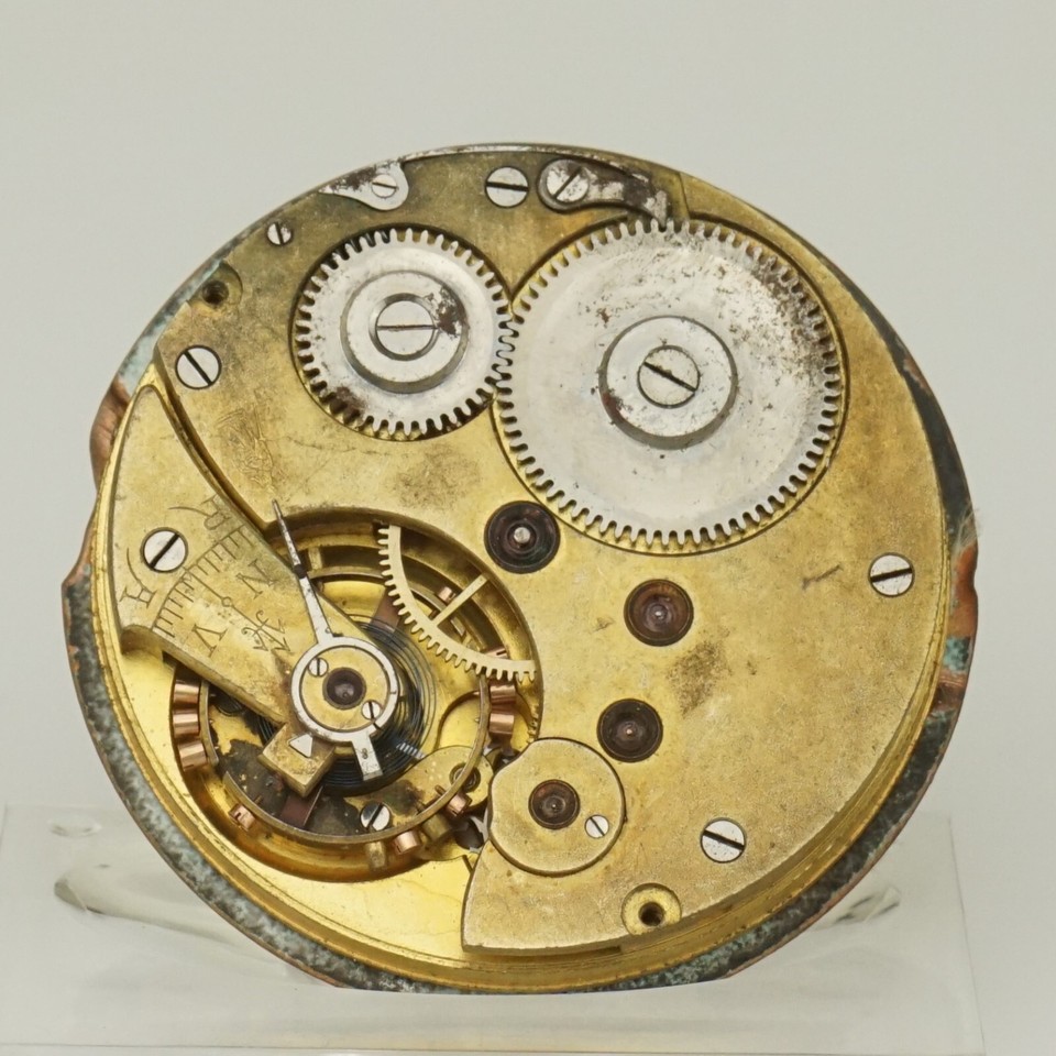 Rare! Pocket Watch Movement Men's no fusee duplex chronometer no ...