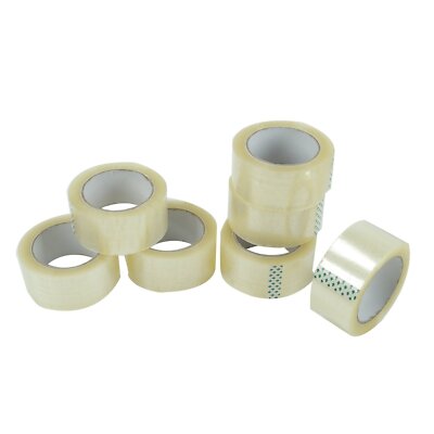 36 Roll Clear Carton Sealing Packing Shipping Tape 2" 1.8MIL 110yard ...