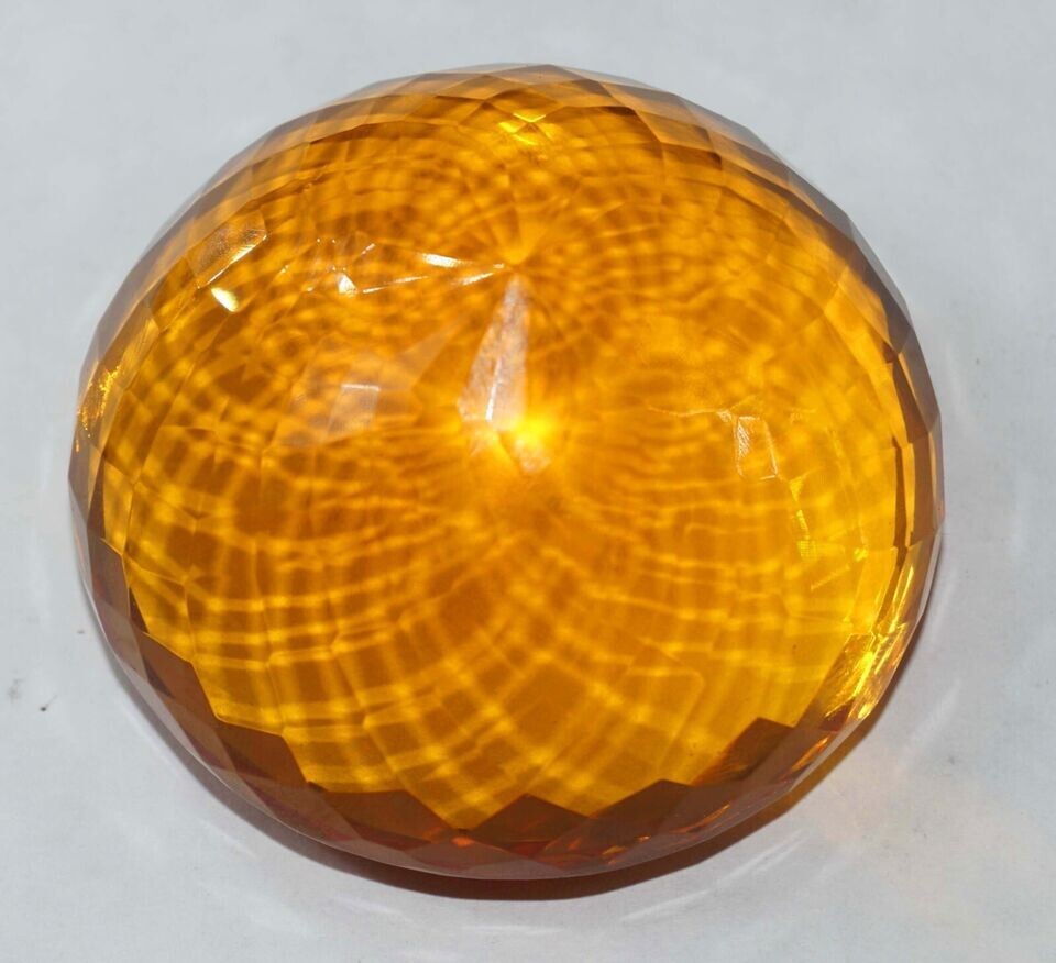 Natural Certified 800 Ct Brazilian Yellow Citrine Round Cut Loose ...