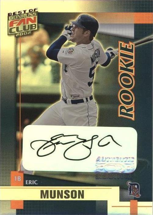 2002 Donruss Best of Fan Club - Eric Munson #234 Autographs /1350 (AU ...