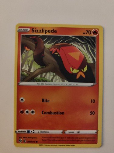 Sizzlipede 009/073 Common Champions Path Pokemon Card Near Mint | eBay