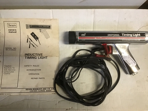 Vintage Sears Craftsman Timing Light & Box Service Station Display ...