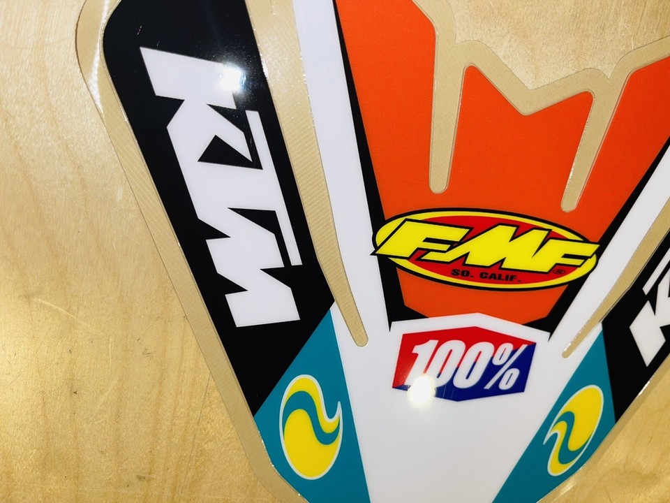 KTM Front Fender Graphics 125 250 300 350 450 XC EXC XCF SX SX-F 2023 ...